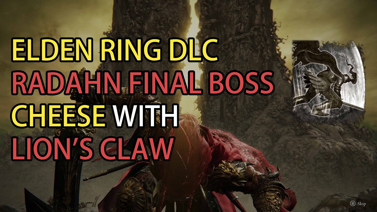 Elden Ring DLC Promised Consort Radahn Final Boss Fight Cheese with ...