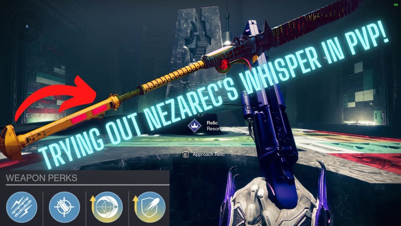 Taking Nezarec's whisper arc glaive into pvp! Destiny 2 season of ...