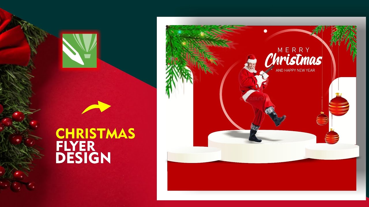 How To Design Christmas Card 2024 I CorelDraw Tutorial #coreldraw # ...