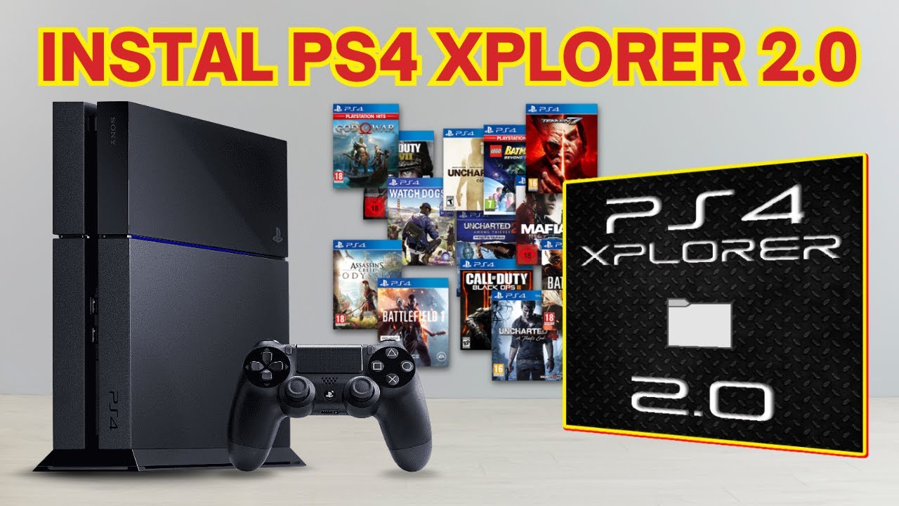 CARA Instal PS4 Xplorer 2.0 Lewat Flashdisk/HDD Eksternal - YouTube