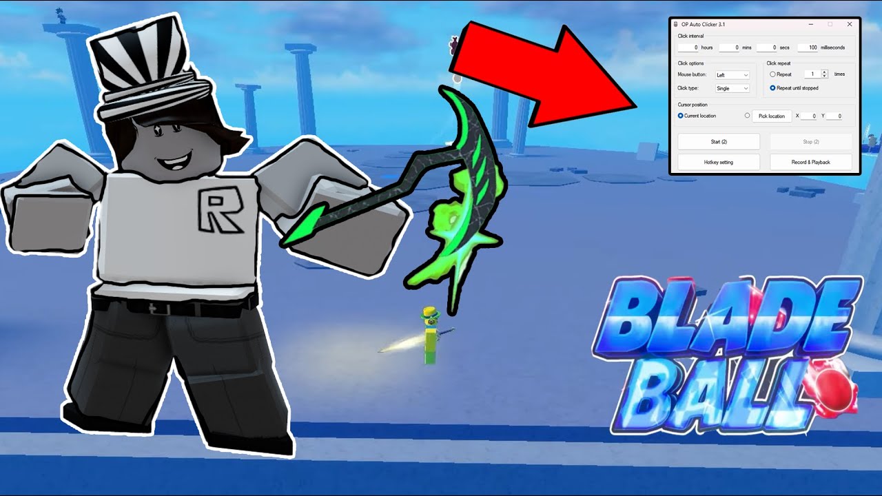 I Used An INSANE AUTOCLICKER In Blade Ball....(Auto Clicker) - YouTube