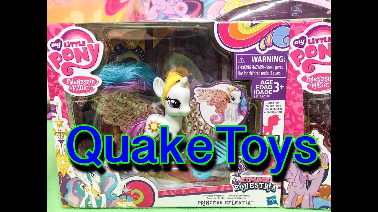 My Little Pony Explore Equestria Shimmer Flutters Princess Celestia ...