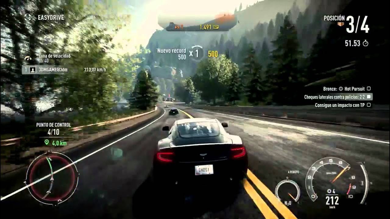 GAMEPLAY NFS rivals (PC) Msi GTX 760 gaming full ultra - YouTube