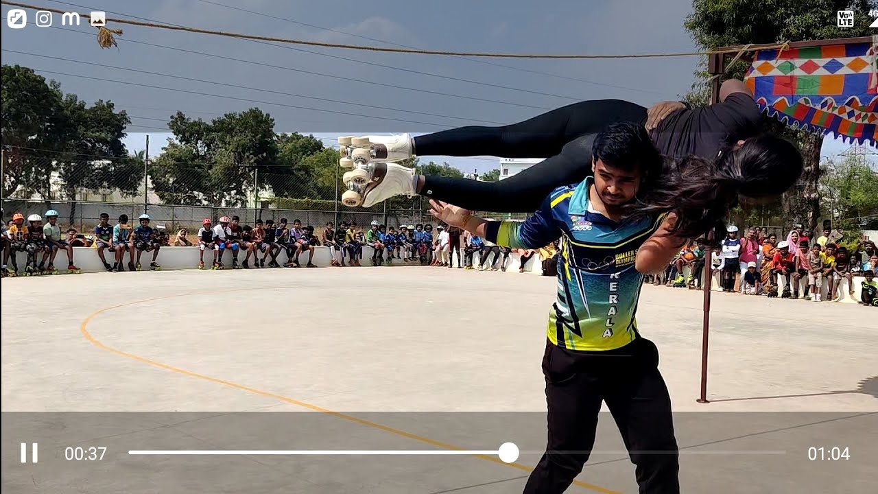 The Most Awaited ARTISTIC SKATING | ft Vacasya N L & Abhijith Amal Raj ...