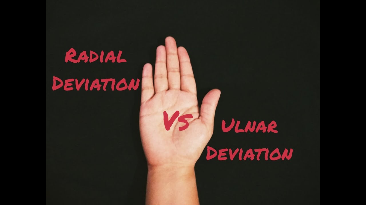 Wrist Movements | Ulnar and Radial Deviation ¦ - YouTube
