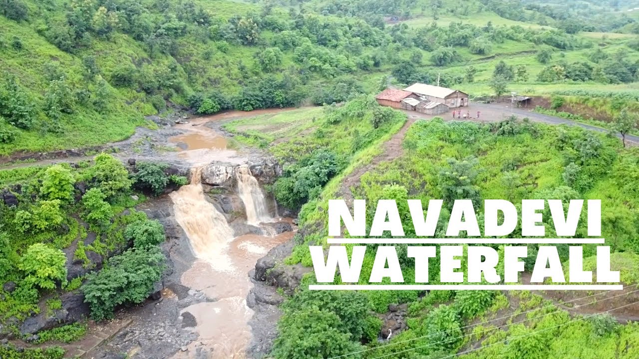 Beautiful Navadevi Waterfall Drone Shots - Kodid - Boradi - Shirpur ...