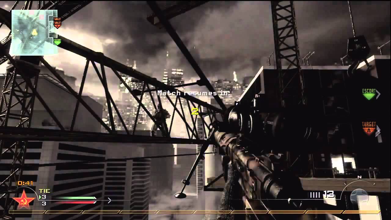 Mw2 1440 Double Host Migration Crane Shot! - YouTube