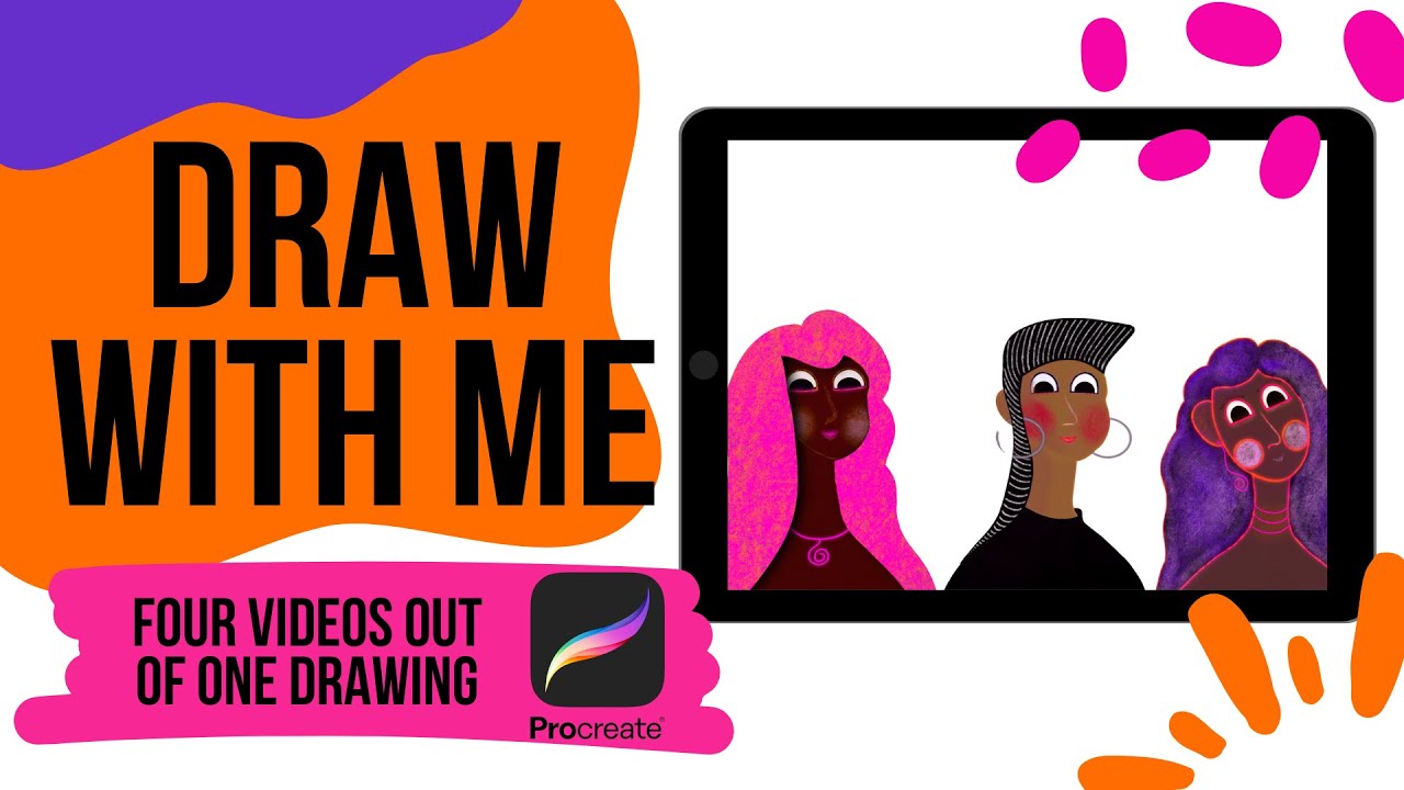 Making One Drawing Into Four Short Videos | Watch Me Draw - YouTube