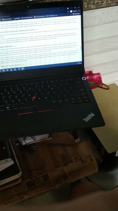 How to select text in less than 10 seconds without a mouse on a Laptop ...