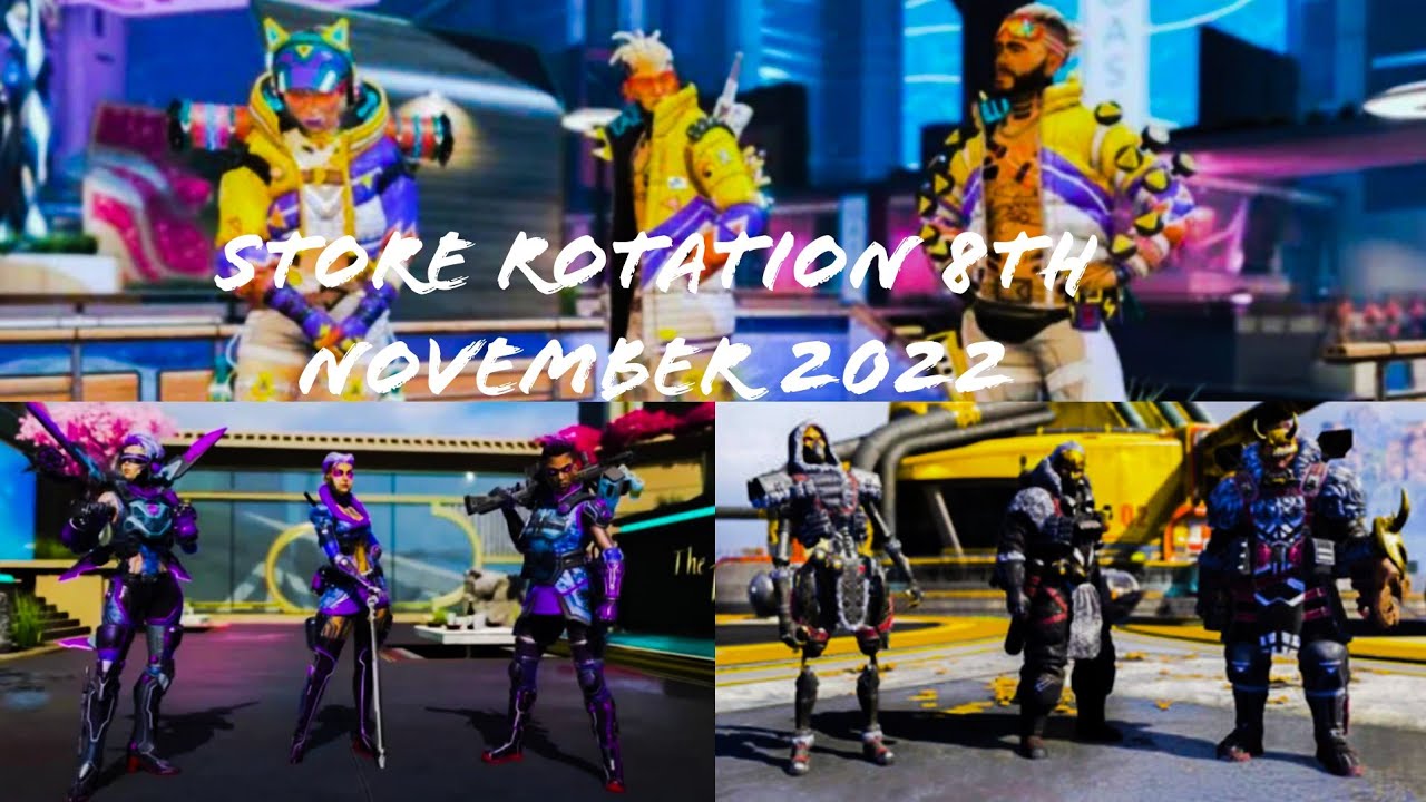 Apex Legends Store Rotation 8th November 2022 - YouTube