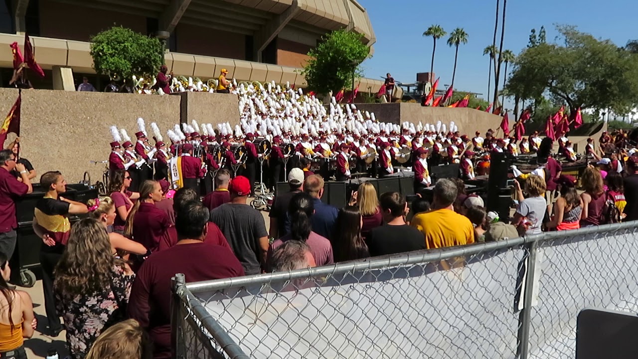 Sun Devil Marching Band - Pregame on the Steps 10/12/2019 - YouTube