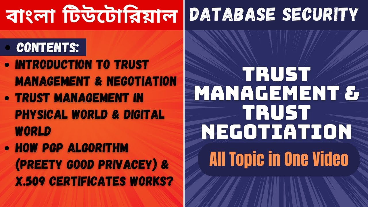 Database Issues in Trust Management & Trust Negotiation in Database ...