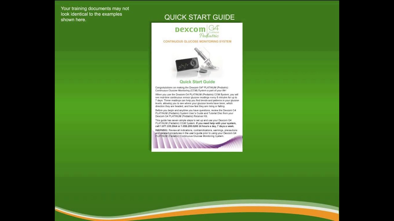 Dexcom G4 PLATINUM (Pediatric): Introduction - YouTube