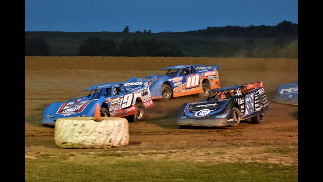 7-3-2017 Lucas Oil Dirt Late Models @ Muskinum County Speedway - YouTube