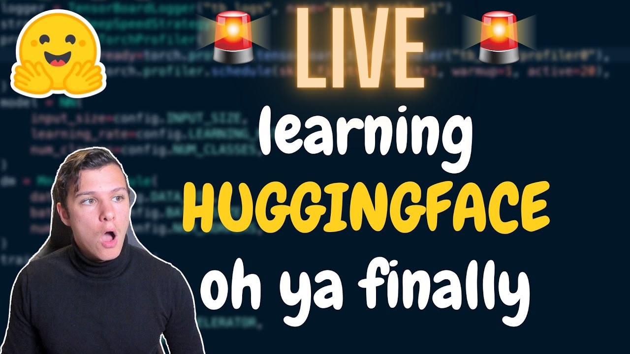 🔴 LIVE 🔴 Learning HuggingFace (pt. 2) - YouTube