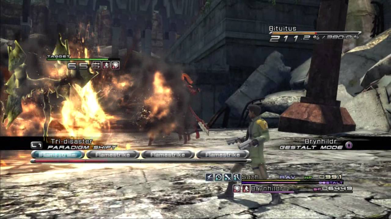 Final Fantasy 13 Chapter 11 Archylte Steppe -MIssion 7- Bituitus, the ...