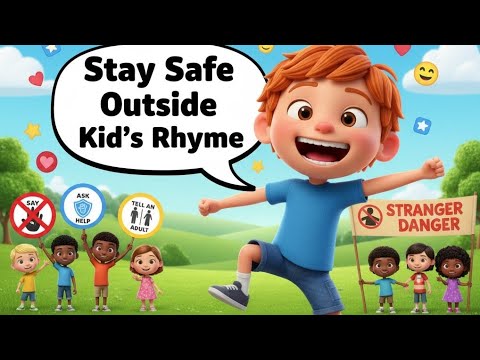 Stay Safe Outside Kid's educational Rhyme| Baccho ko Outdoor Safety ...