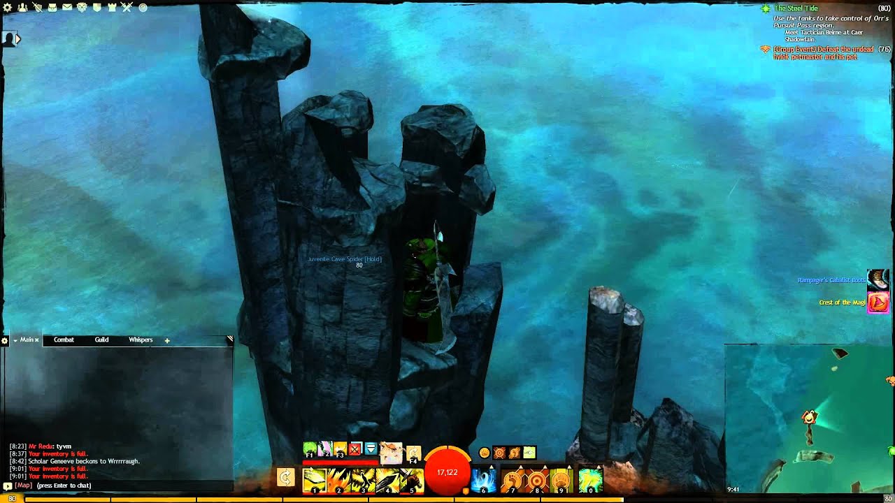 Guild Wars 2 - Vista Points - Malchor's Leap - Drowned Brine - YouTube