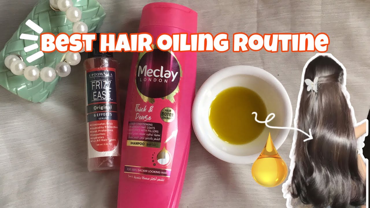 Hair Oiling Routine That I Follow💆🏼‍♀️||Hair care🌸 - YouTube
