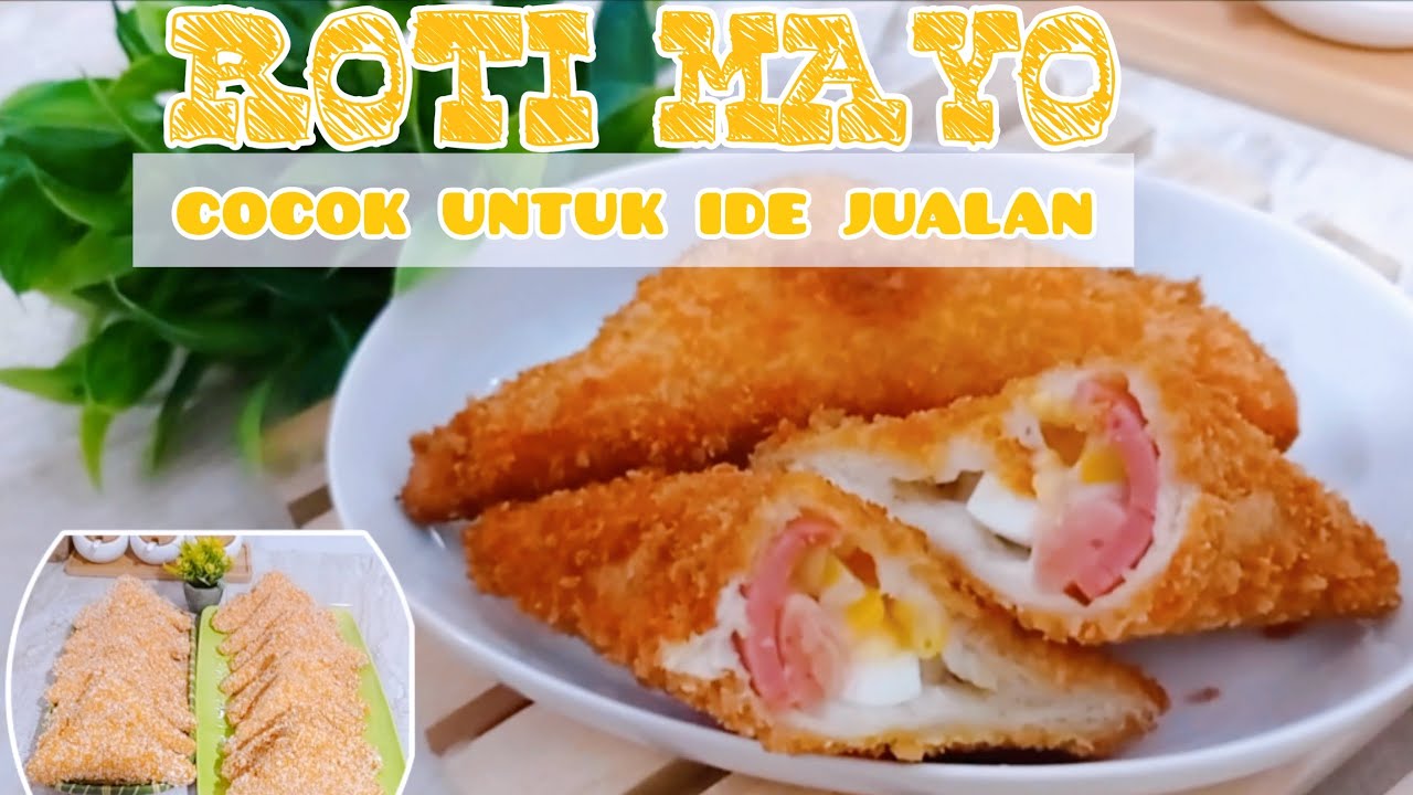 cara membuat roti dengan isian mayo | cocok untuk ide jualan, sarapan ...