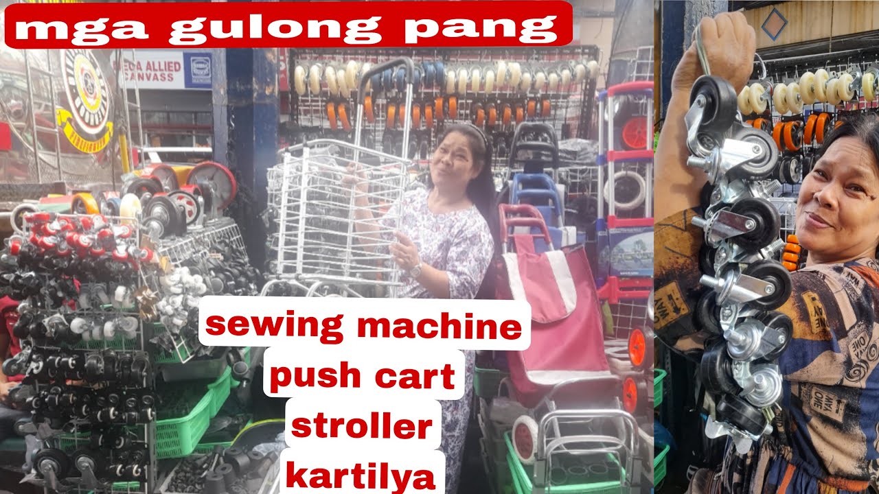 Bilihan ng gulong sa Divisoria pang sewing machine|stroller|kartilya ...