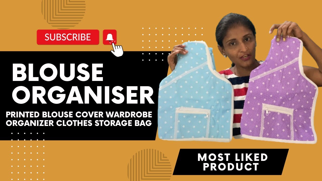 Blouse cover | ब्लाउज स्टोरेज | Blouse organization | How to organise ...