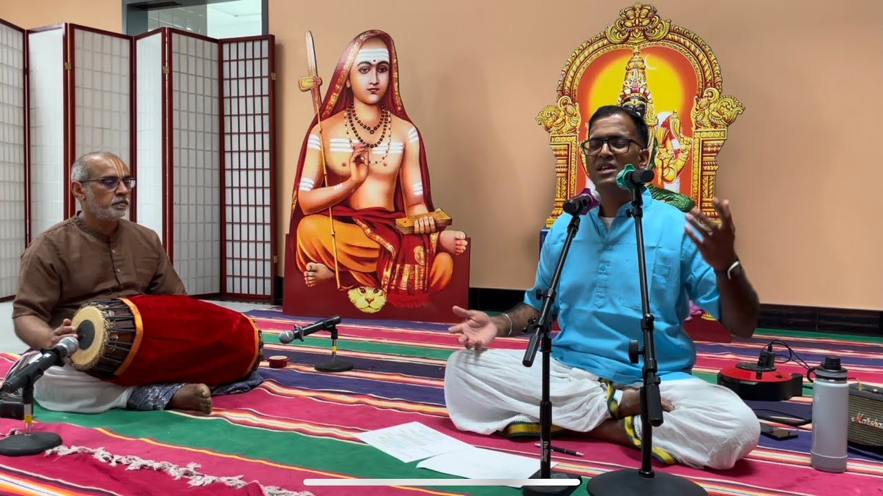 Vivek Mahadevan at Maha Periyava Mandabam - Kala Samarpanam during Maha ...