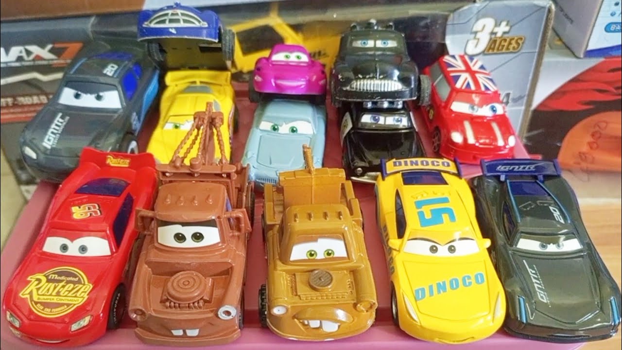 Disney Pixar Cars Unboxing Review | ightning McQueen Jackson Storm ...