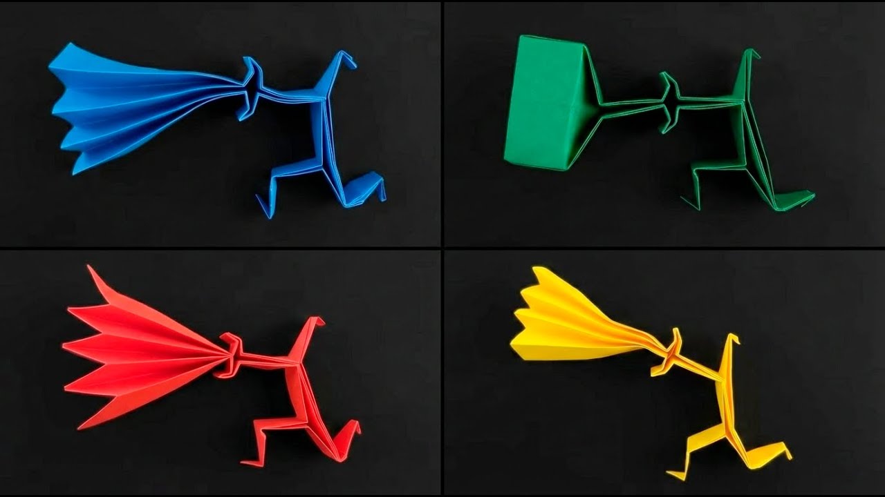 Origami Avatar: The Last Airbender — How to Make the 4 Element Benders ...