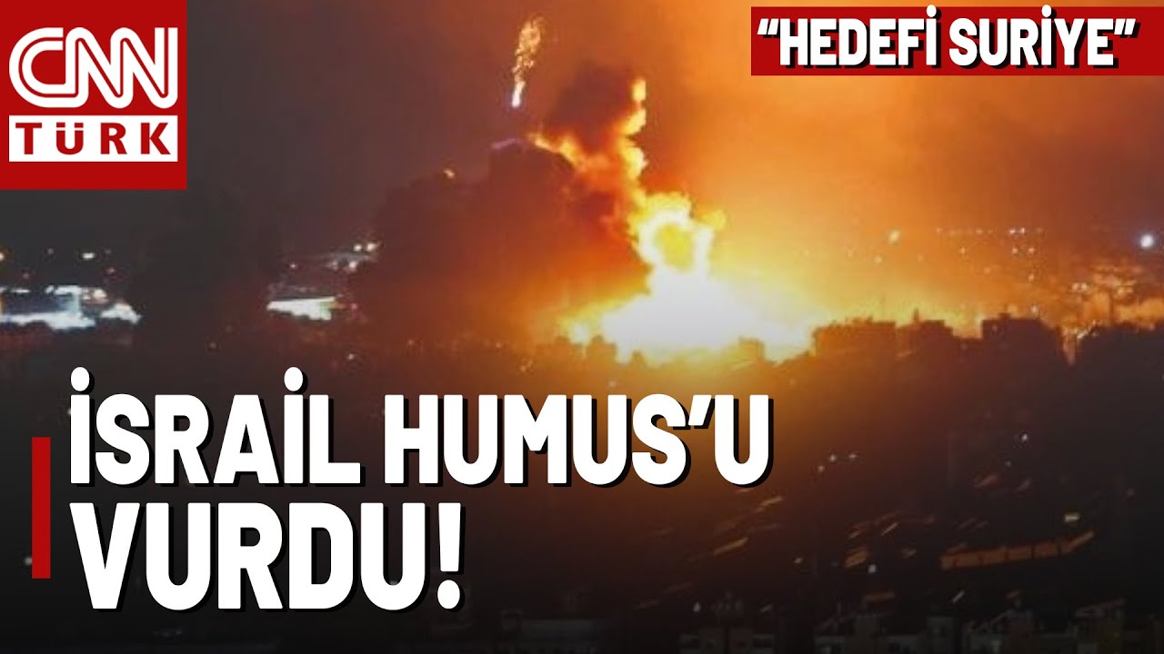SON DAKİKA 🚨 İsrail Suriye'de Humus'u Vuruyor! İsrail Ordusu Suriye'de ...