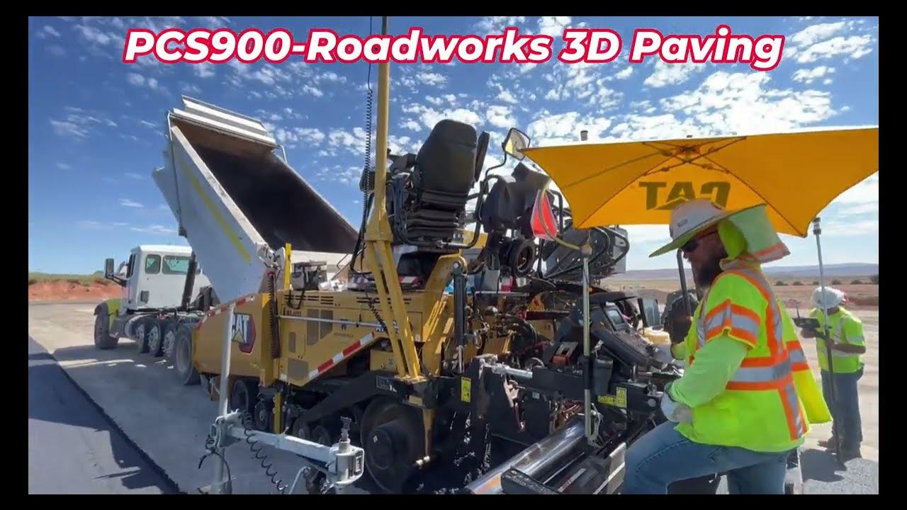 Trimble 3D Asphalt Paving How it works - YouTube