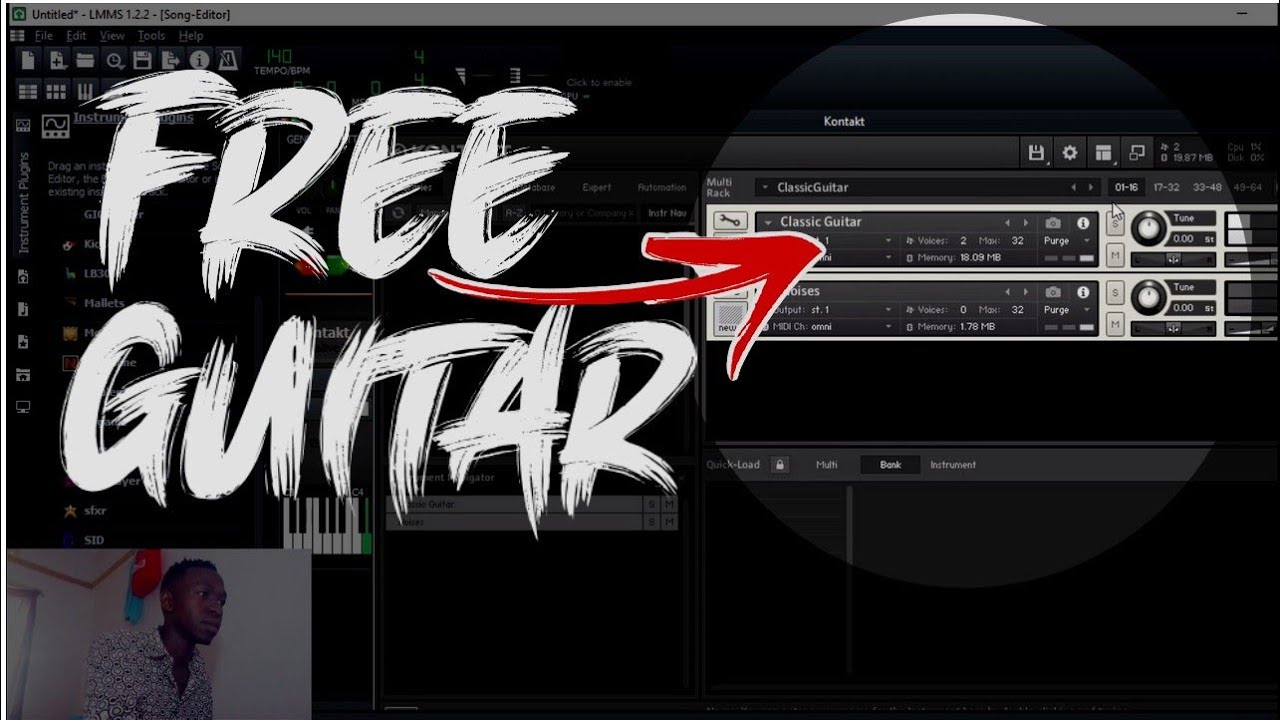 Making a Beautiful Beat Using Free Guitar Plugins - YouTube