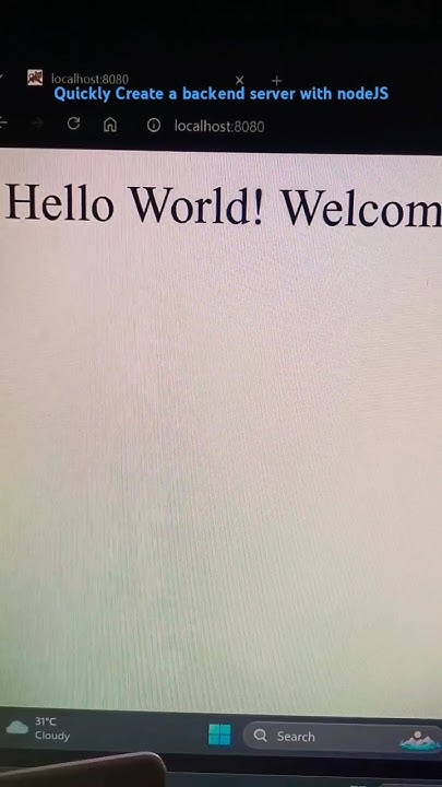 Nodejs Backend Server Introduction Coding Reactjs Programming