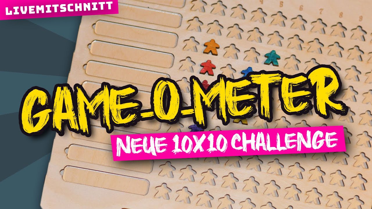 Game-O-Meter 💯 10x10 Brettspiele 🏆 Boardgame Challenge 2023 - YouTube