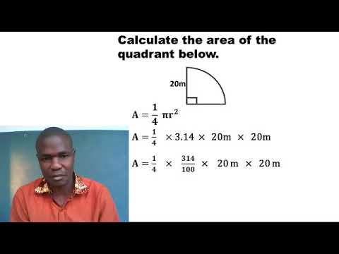 Area of quadrants - YouTube