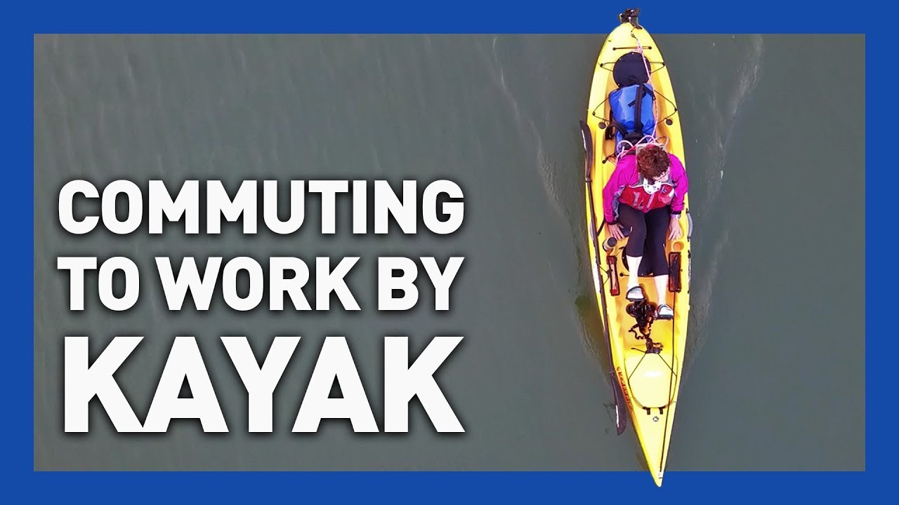Kayak Commute: Bay Area Woman Finds Creative Way to Get to Work - YouTube