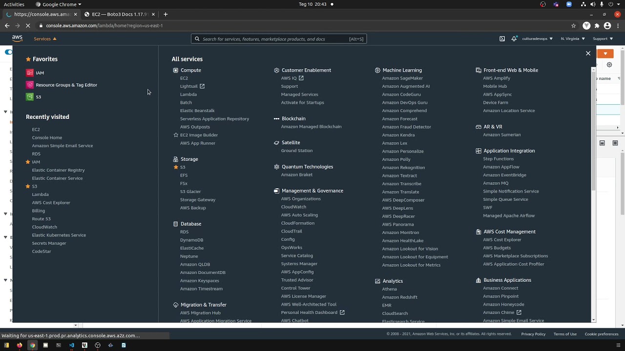 Aws Ec2 Apagar Iniciar Instancias Con Python Curso De Python En Amazon Web Service Aws Youtube