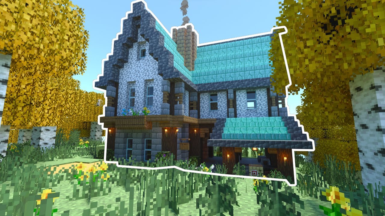 Minecraft | How to build a Fantasy Blacksmith | Tutorial - YouTube