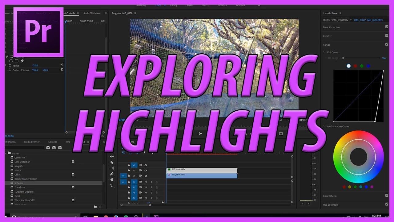 Further Exploring Highlight Effects In Premiere Pro CC 2018 YouTube Further Exploring Highlight Effects In Premiere Pro CC 2018 YouTube