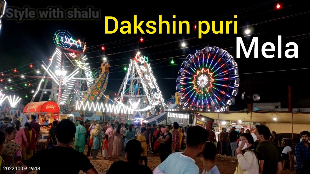 Dakshinpuri Mela 2022 l Dashara Mela l virat mela l style with shalu ...
