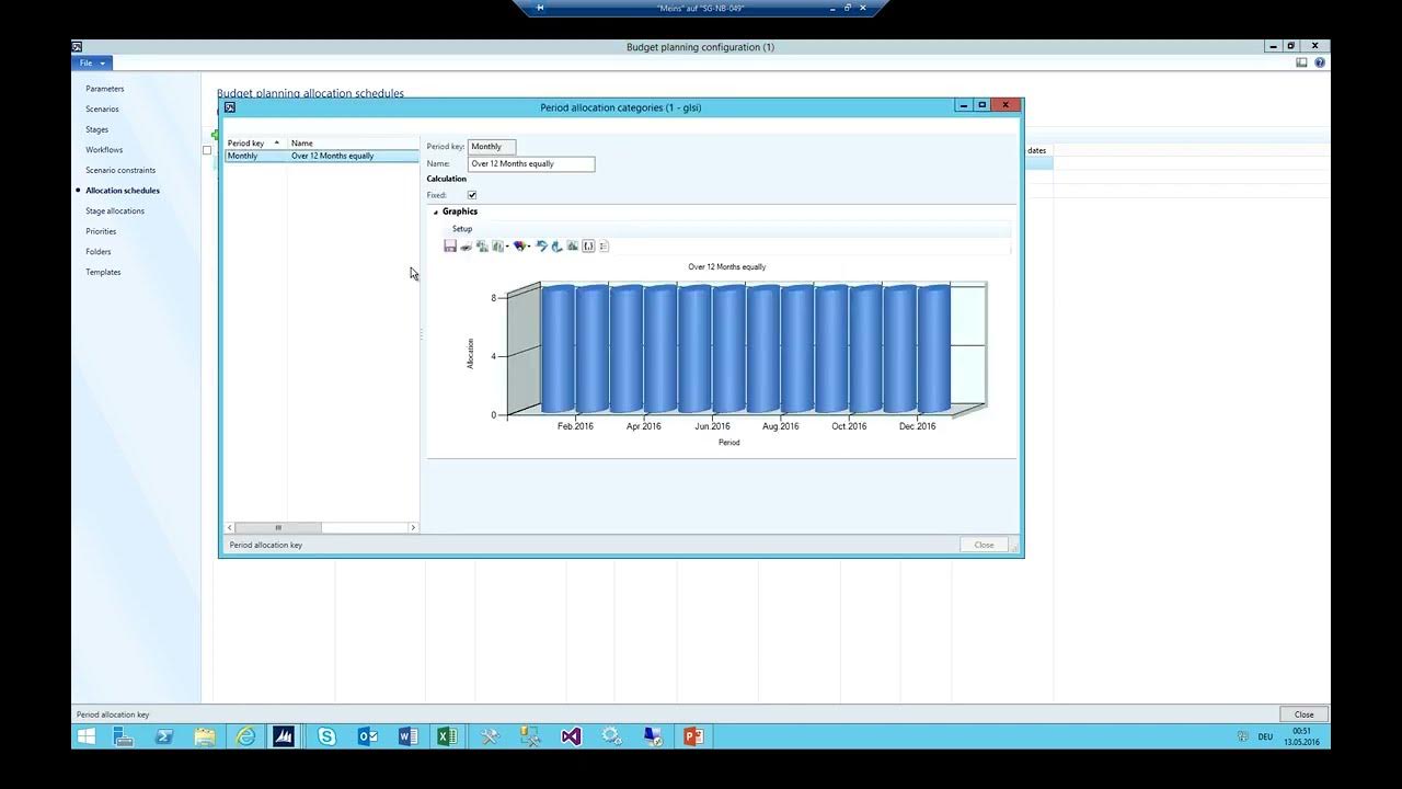 Budget Planning Setup Part 2 Microsoft Dynamics AX 2012 R3 - YouTube