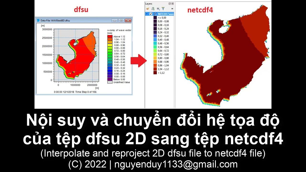 [MIKE] Nội suy và chuyển hệ tọa độ của dfsu sang netcdf4 (Interpolate, reproject dfsu to netcdf4 ...