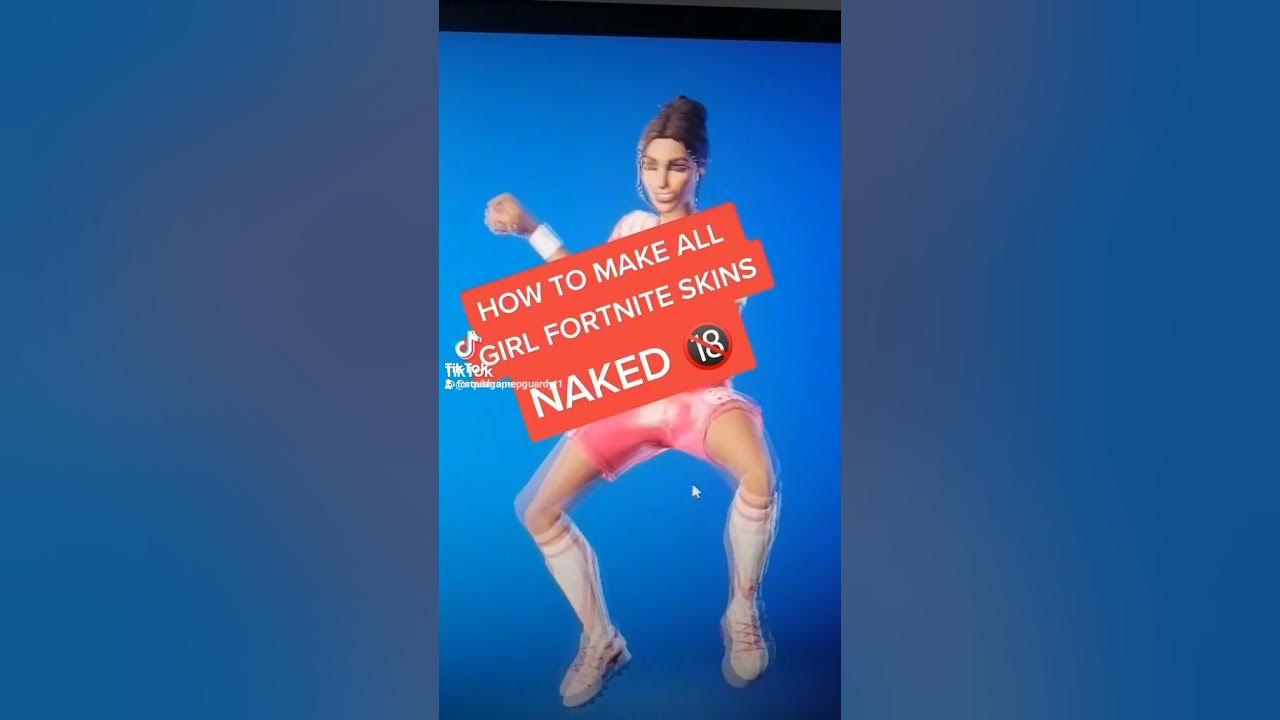 How Make All Fortnite Skins Naked Youtube