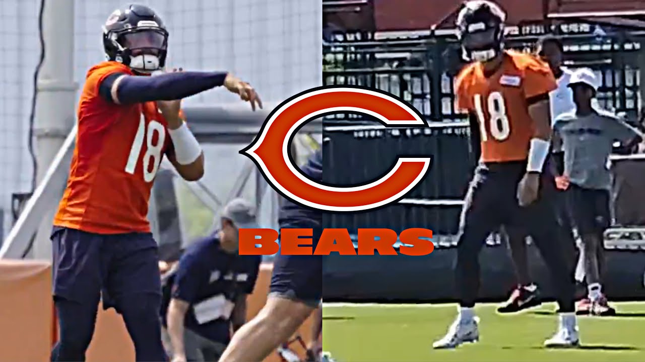 Chicago Bears Training Camp DAY 1 HIGHLIGHTS: Caleb Williams shows SICK ...