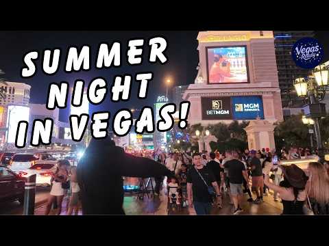 Las Vegas Strip Walking Tour - Hot Summer Weekday Nights July 2026