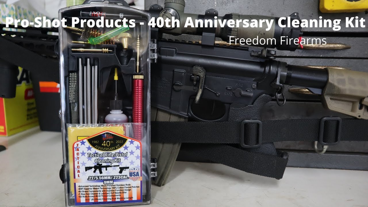 Pro-Shot Products - 40th Anniversary Rifle/Pistol Cleaning Kit - YouTube