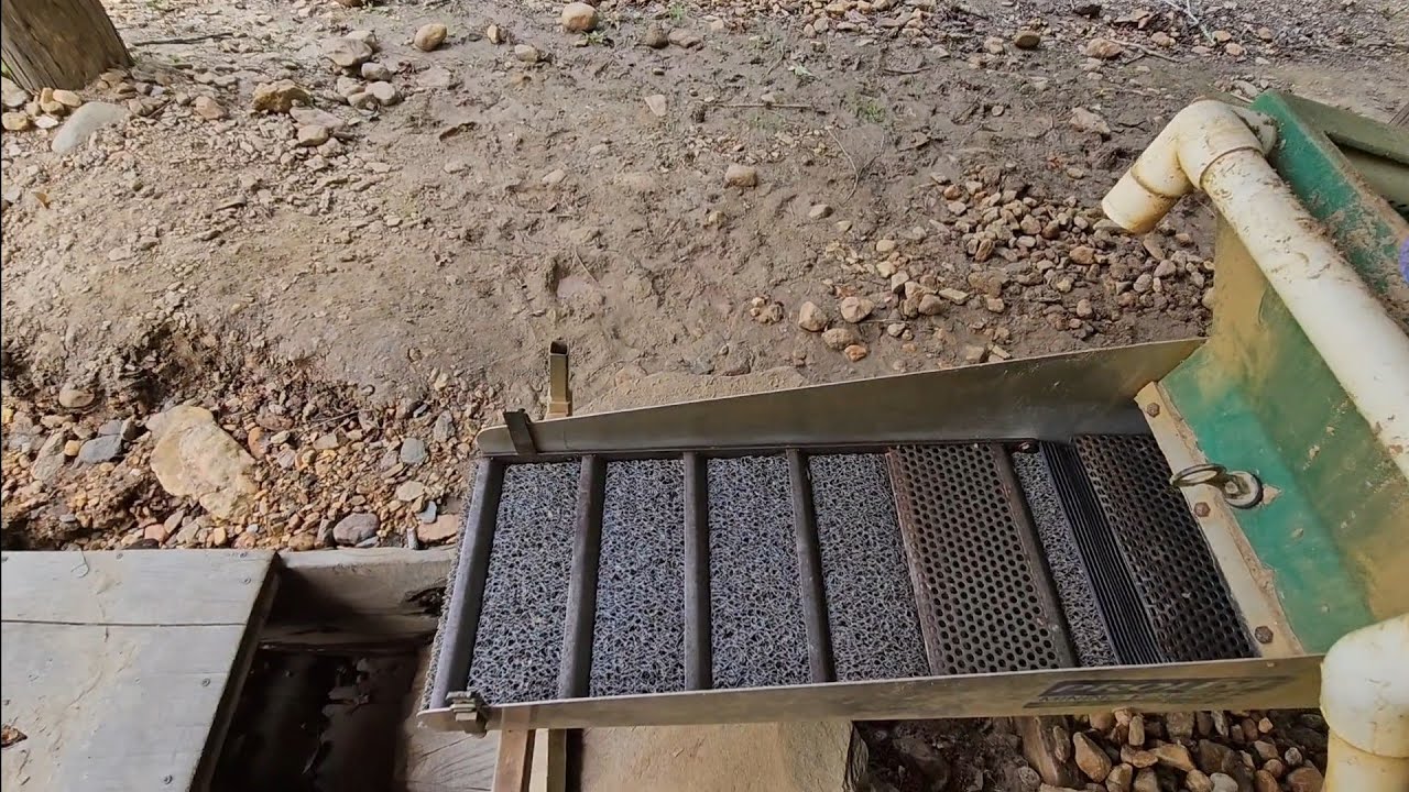 Gold panning for lost gold. - YouTube