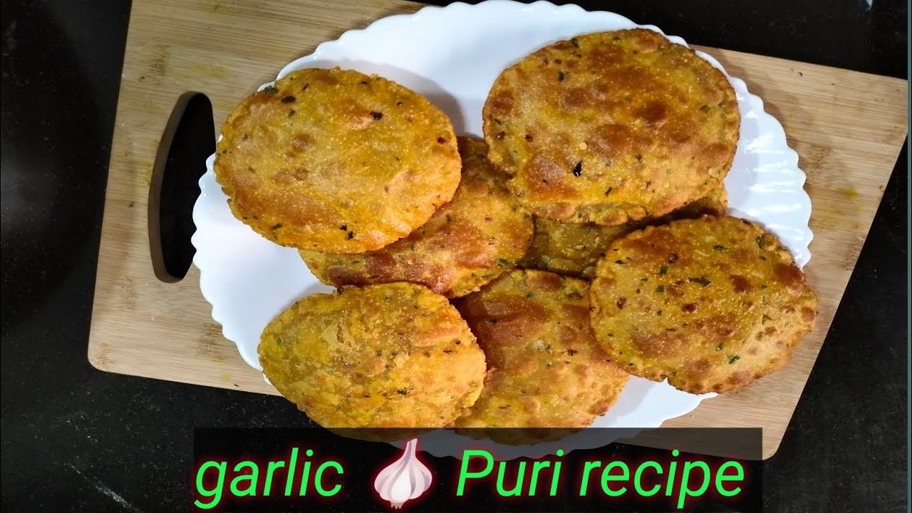garlic 🧄 Puri recipe| लहसुन वाली स्पेशल पुरी इस तरह बनाए|#झट पट मसाला ...