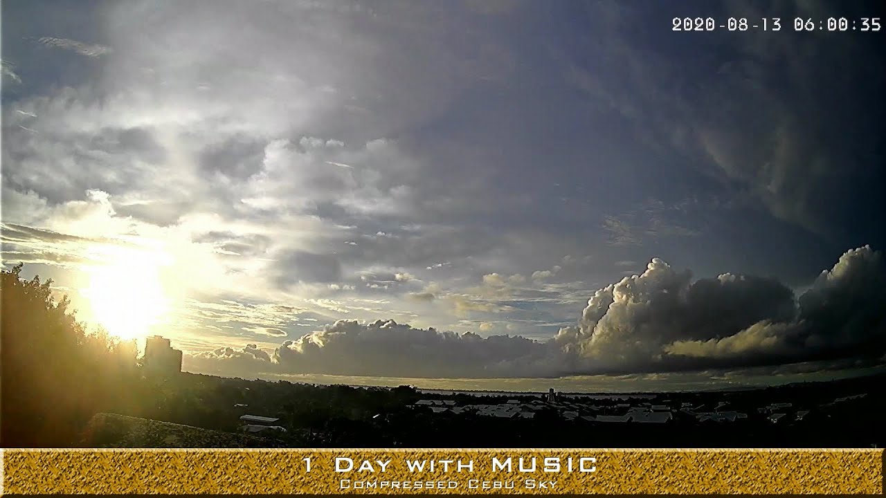 【HEALING SKY】 August / 13 + 【♬】 봄 여름 가을 겨울 / 하루가 가고 또 하루가 오면 [가사 CC ...