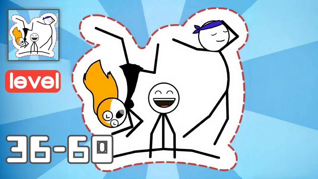 Pose Master - Gameplay Walkthrough - All Levels 36-60 - Funny Stickman ...